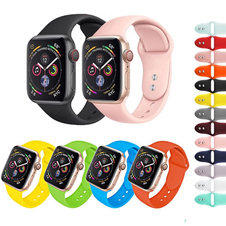 Multi Color Sport Silicone I Watch Strap Band For Apple Watch Series 1 ...