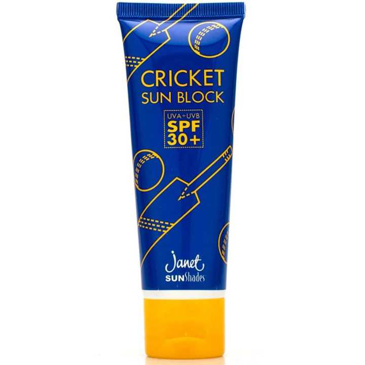 Janet Cricket Sunscreen Sun Block 75 Ml | Daraz.lk