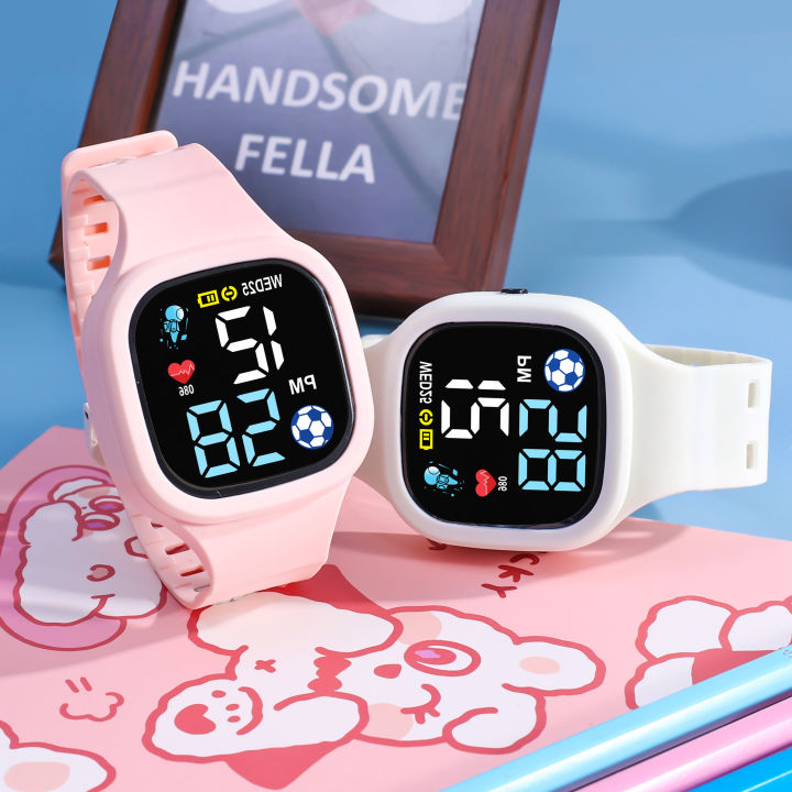 Multi Functional Kids Watch LED Electronic Watch Fashion Sports Watches ...