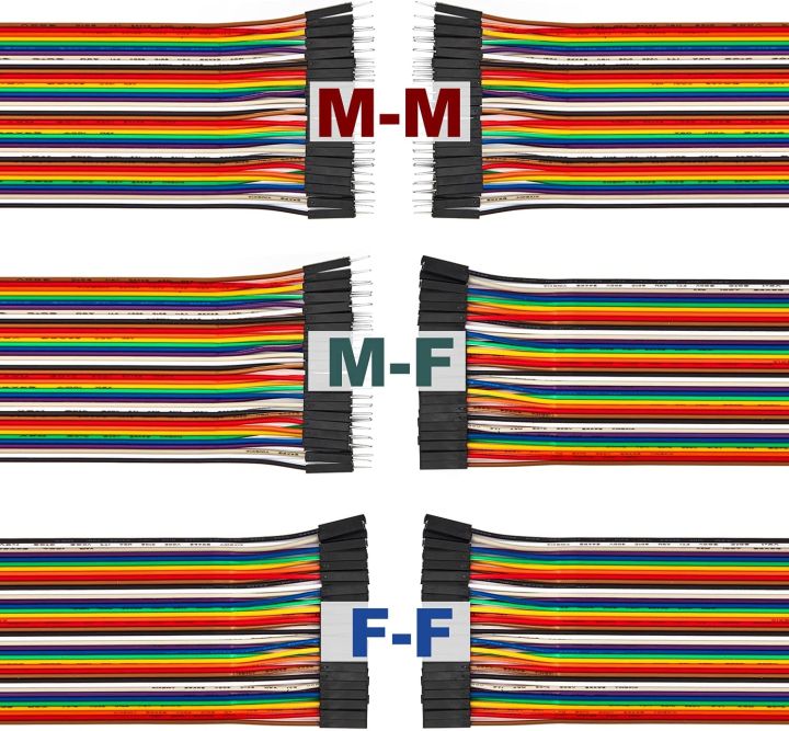 Male to Female jumper Line 40 Pin | Daraz.lk