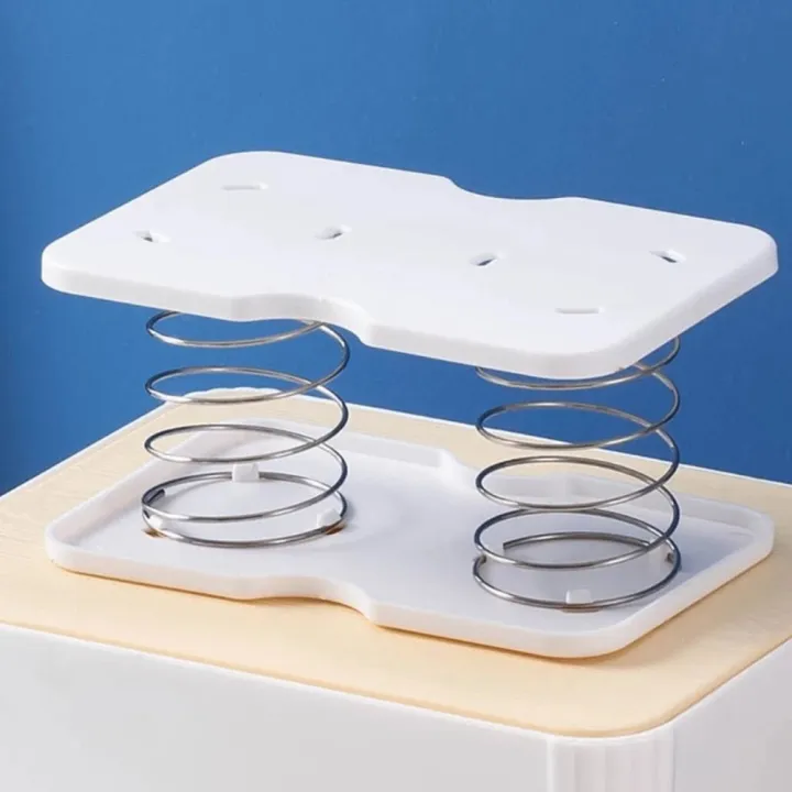 Creative Plastic Paper Towel Spring Pallet White Practical Double ...