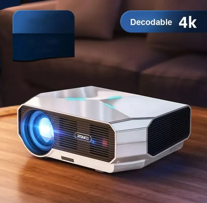 RTAKO A4300 Pro+ Ultra LED HD Projector | Daraz.lk