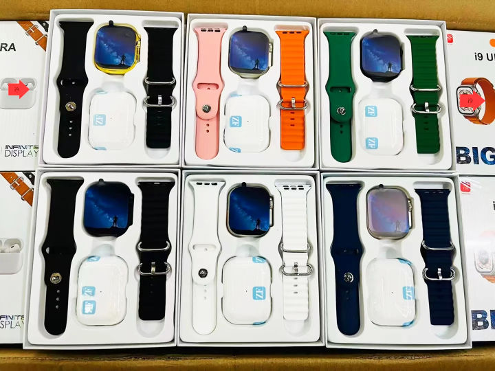 HiWatch Premium i9 Ultra 2 Big 2.3 Infinite Display Smart Watch with ...