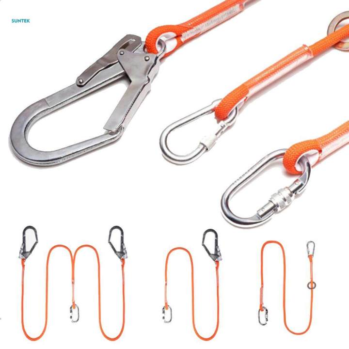 Rock Climbing Fall Protection Shock Absorb Lanyard Rope 5m L | Daraz.lk