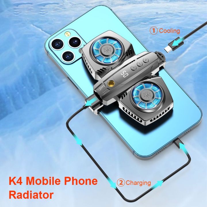 Universal Mobile Phone Radiator Semiconductor Temperature Display Dual ...