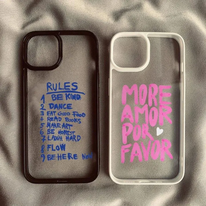 Colorful Maximalist More Amor Por Favor Phone Case For iPhone 15 Plus ...