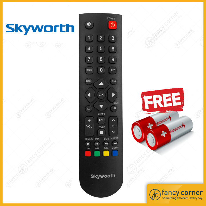 Singer / Skyworth / Softlogic LED 3D TV Remote Control HOLD & Free ...