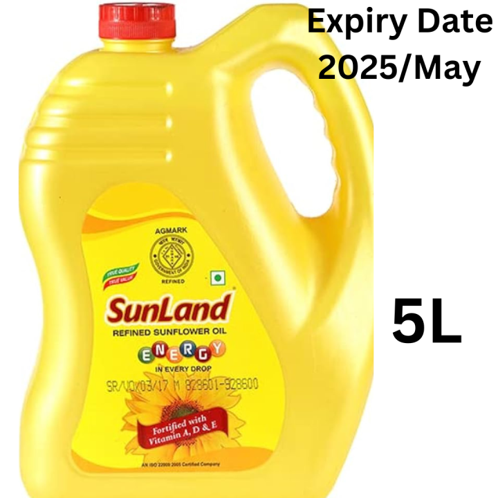 Sunflower Oil 05 Ltr Sunland 5Lttr | Daraz.lk