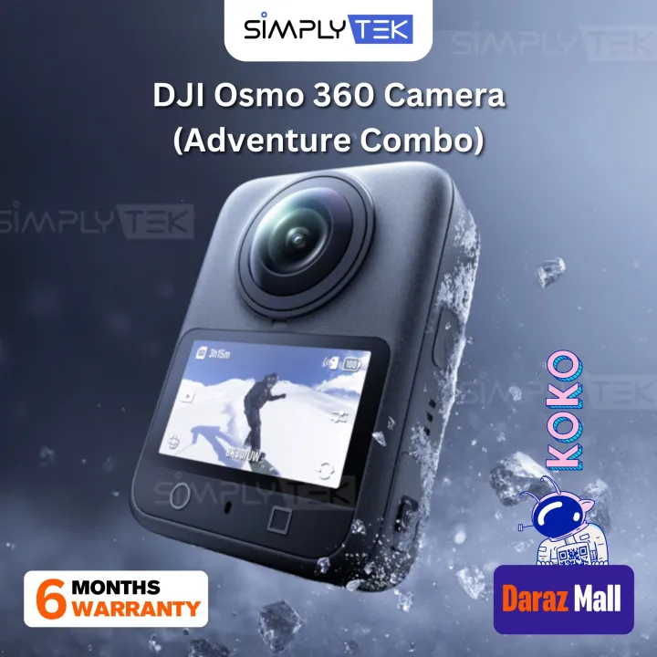 DJI Osmo 360 Adventure Combo, 360 Camera with 1-Inch 360° Imaging ...