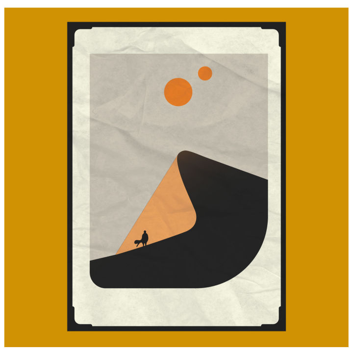 Photo Frame Picture Frame Fly Mount Photo Of man in the desert _wall ...