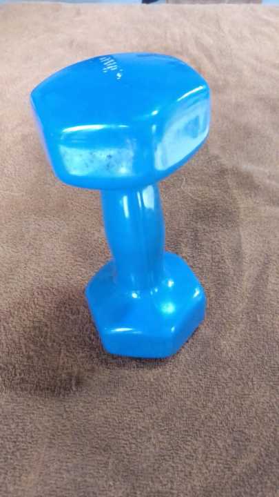 1 pcs of 5kg dumbbell blue Hex Hand Weights | Daraz.lk