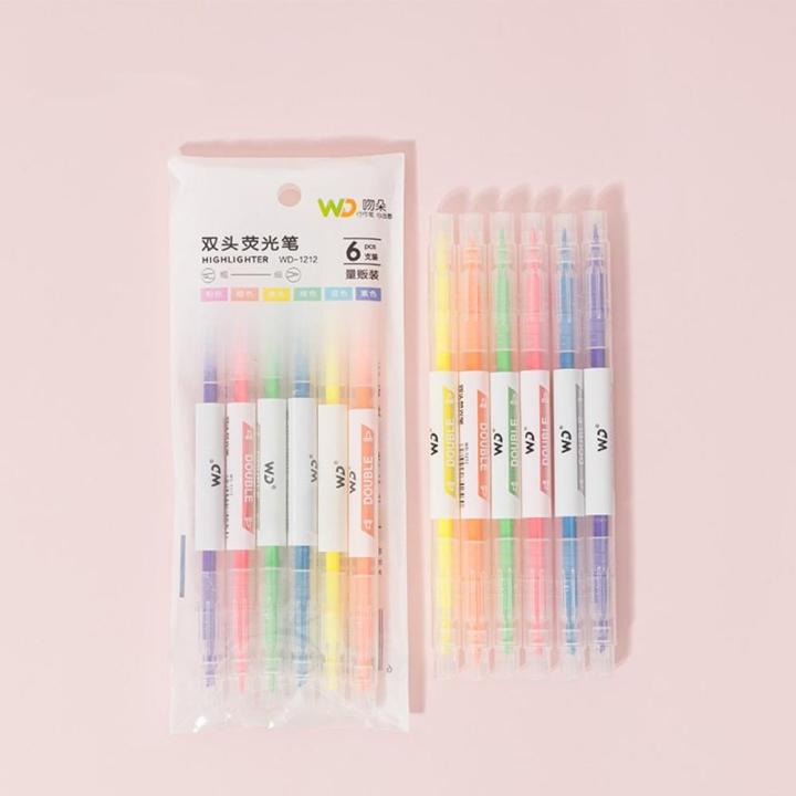 Fluorescent Pen Learning Supplies Stationery Marking Pen Marking Pen ...