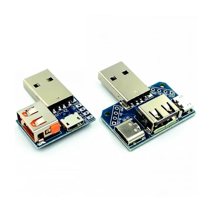 USB Head Switchboard Male USB Connector to Type-c Micro Female USB 2.54 ...
