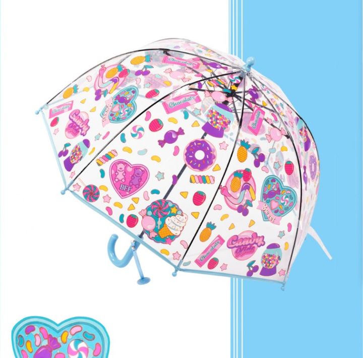 Baby Umbrella Transparent Arch Umbrella Pony Unicorn Donut Girl ...