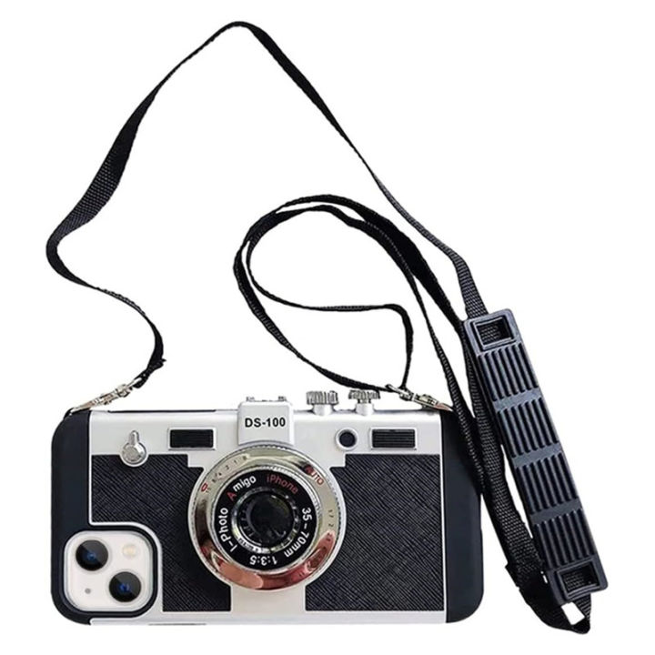 Emily in Paris 3D Vintage Camera Design Case for IPhone 14 11 13 15 Pro ...