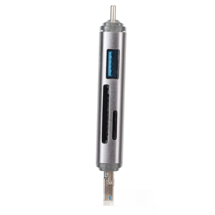 Micro Card Reader, Aluminium Alloy 3 in 1 Card Reader for PC | Daraz.lk