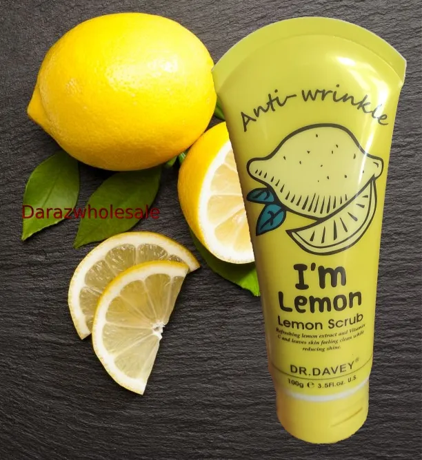 Dr.Davey I’m Lemon Anti-Wrinkle Scrub ddls Lemon Extract with Vitamin C ...