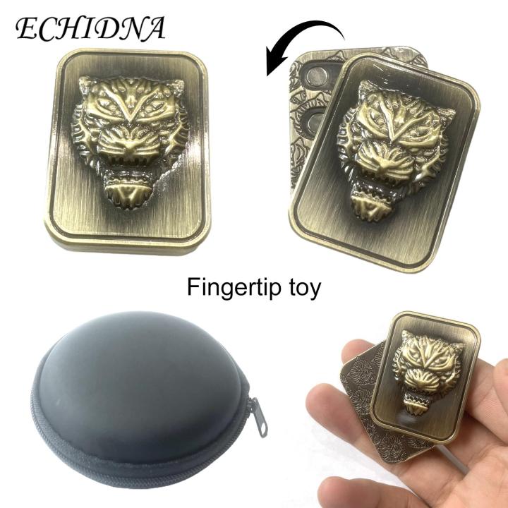 ECHIDNA Fingertip Fidget Toy Tiger Head Small Push Slider Fidget ...