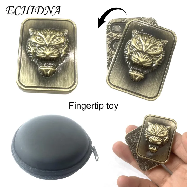 ECHIDNA Fingertip Fidget Toy Tiger Head Small Push Slider Fidget ...