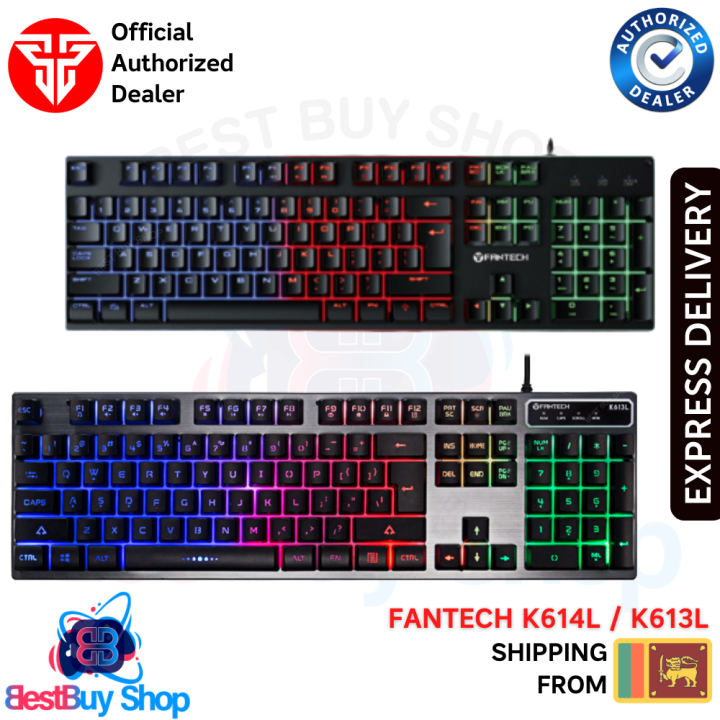 FANTECH K613L | K614L 104 Keys Profession Gaming Keyboard USB English ...