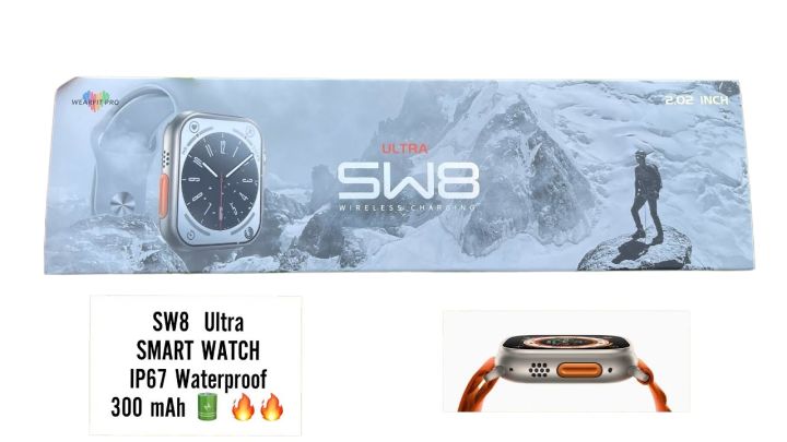 SW8 Ultra Smart Watch Heart Rate Tracker With NFC -Specs, Pros & Cons ...