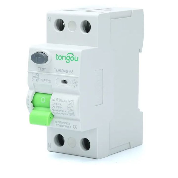 Trip switch Earth Leakage Current Breaker Tongou Type B RCCB DC RCCB ...