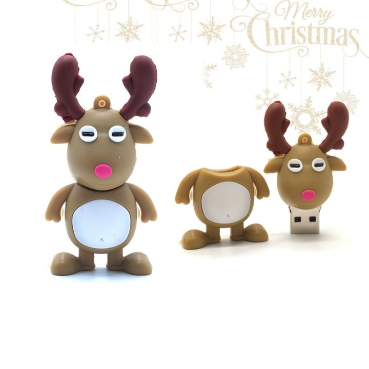 【4GB C】 USB flash drive snowman /Christmas tree pen drive 4GB 8GB 16GB ...
