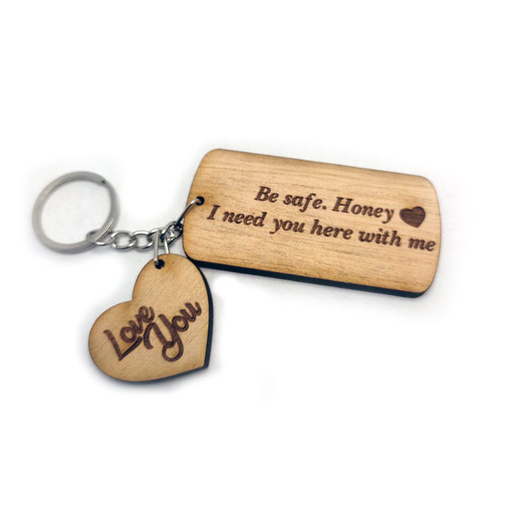 Customized Key Tags With Small Heart Emblemed Key Tags, Personalized ...