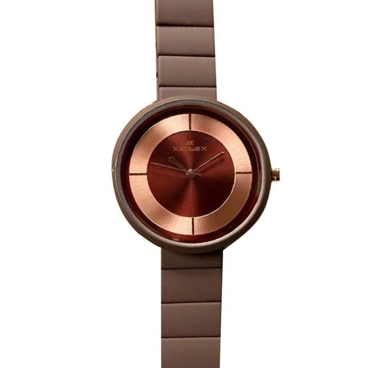 XENLEX rubber and stainless steel ladies watches | Daraz.lk