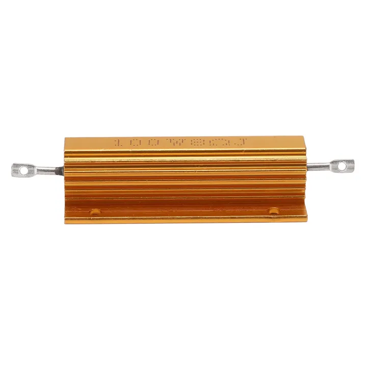 8X Gold Aluminum Clad Power Resistor Resistance 100W, 8 Ohm 8R | Daraz.lk