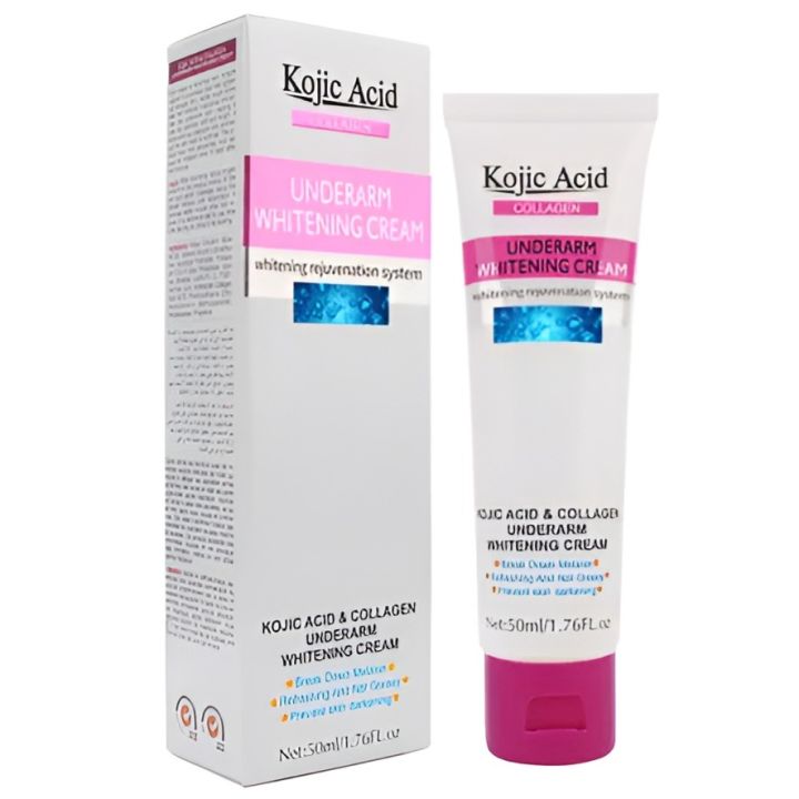 KOJIC ACID COLLAGEN UNDERARM WHITENING CREAM 50ml | Daraz.lk