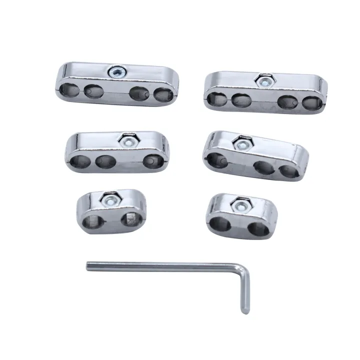 7mm 8mm Chrome Spark Plug Wire Separators Looms Dividers for ford Chevy ...