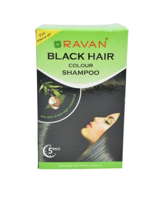 RAVAN BLACK HAIR COLOUR LIQUID 21ML X 6 | Daraz.lk