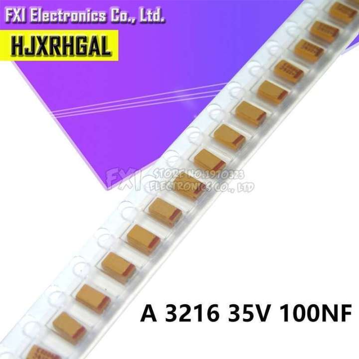 20pcs A 3216 0.1uF 100nF 35V 104V SMD Tantalum Capacitor New Original ...