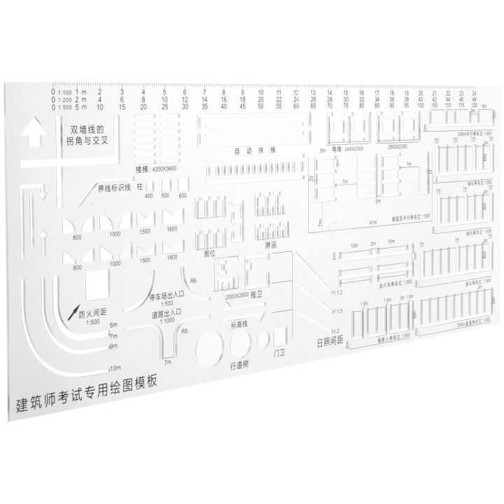 Architectural Drawing Ruler Geometric Geometry Template Stencil ...