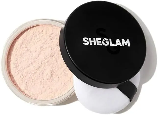 SHEGLAM Baked Glow Setting Powder- Oil Control Loose Setting Powder ...