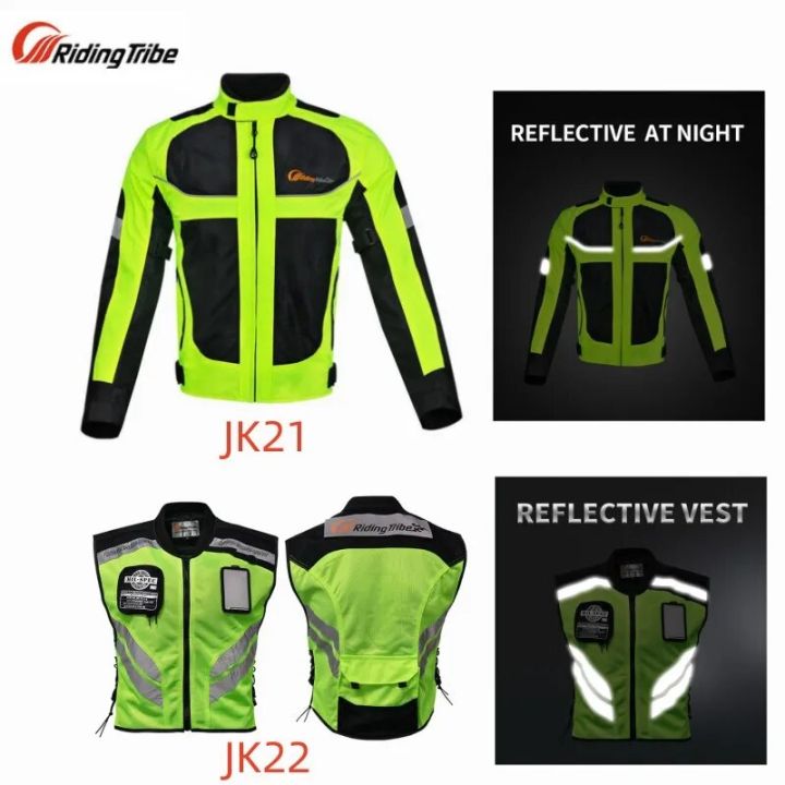 PRO-BIKER Riding Tribe Motorcycle Jacket Motorbike Vest High Visible ...