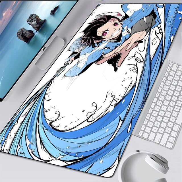 Gaming Manga Slayer Carpet Edge Desk Mat Demon Mats S Holiday Pad Manga ...