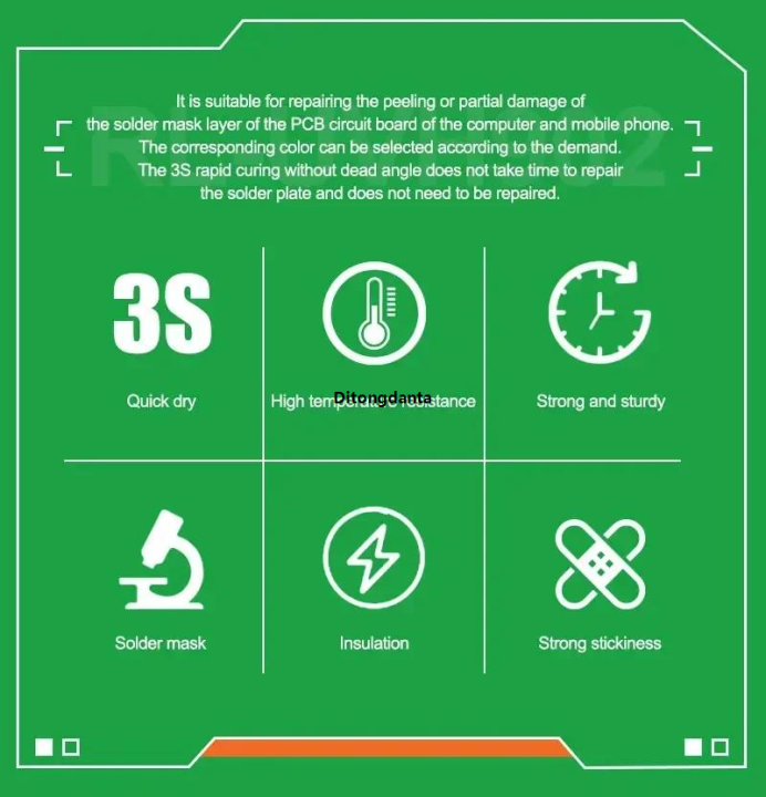 Solder paste flux oil jumper quick dry curing RL-UVRELIFEH902 UV ...