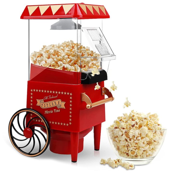 Popcorn Maker,Hot Air Popcorn Machine Vintage Tabletop Electric Popcorn ...