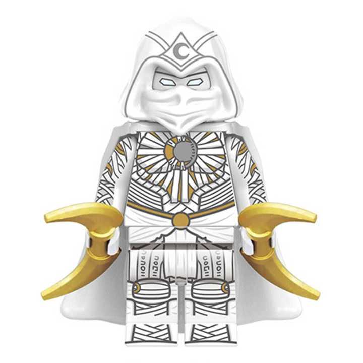 Single Sale Moon Knight Building Blocks Marvel Marc Spector Khonsu ...