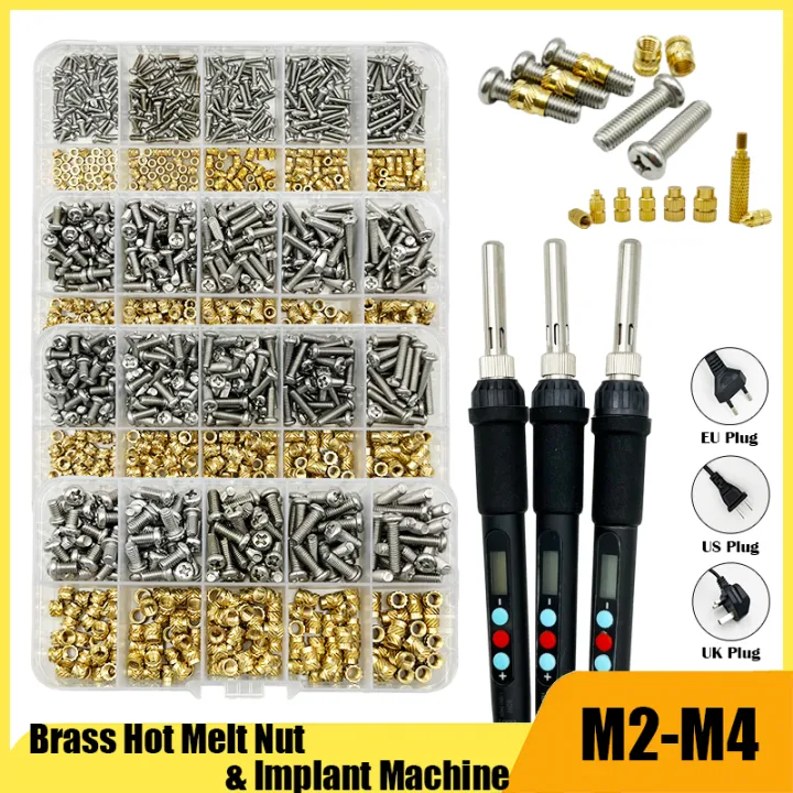 Heat Nut Stainless Screw Ts100 Soldering Tip Internal Thread Brass Hot ...