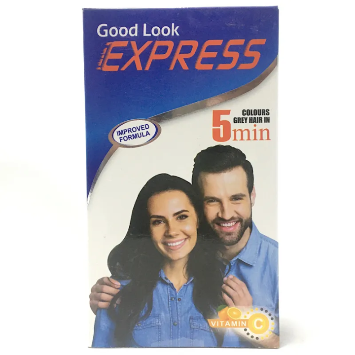 GOOD LOOK EXPRESS 5 MINUTES BLACK HAIR COLOR 80G | Daraz.lk