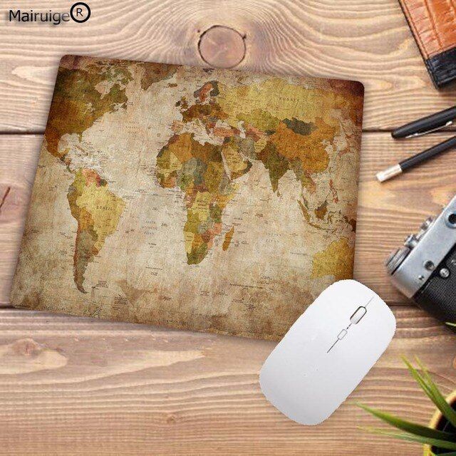 Mouse Mats Map Rubber Pad Pc World Size Gamer Lap Keyboard Pad Xgz All ...