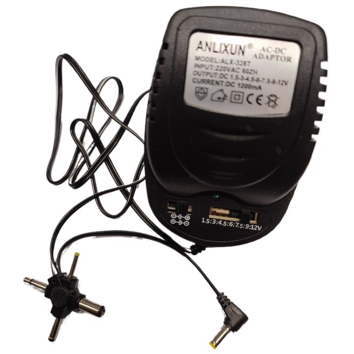 5 in 1 AC/DC Adapter 1000MA for Keyboard or any electrical outlet ...