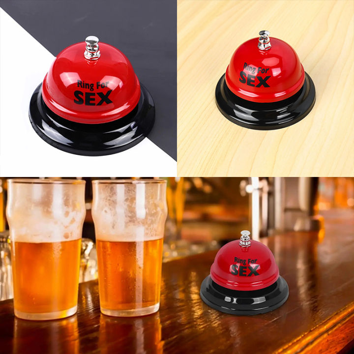 【HOT】 Metal Restaurant Service Call Bell Hotel Counter Desk Bell Ring ...