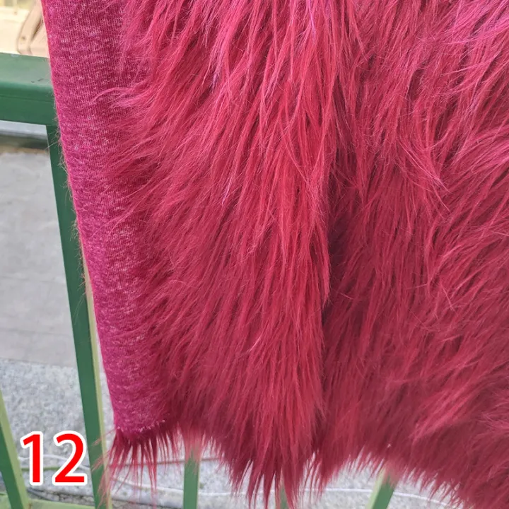 New Long Hair Faux Fur Fabric Patchwork Sewing Material Diy Handmade ...