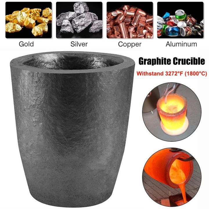 High Quality Black Graphite Crucible High Temperature Small Clay ...