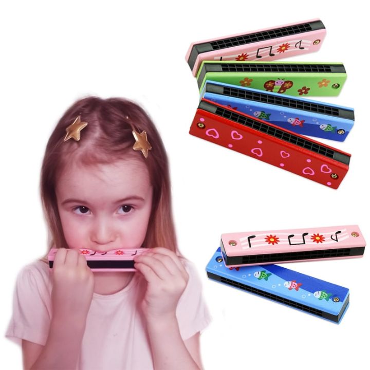 16 Holes Cute Harmonica Musical Instrument Montessori Educational Toys ...