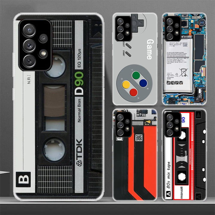 Retro Vintage Camera Cassette Music Battery Phone Case For Samsung ...